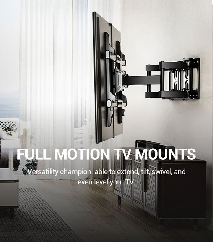 Pipishell Heavy Duty Full Motion TV Wall Mounts Make Your Life Better