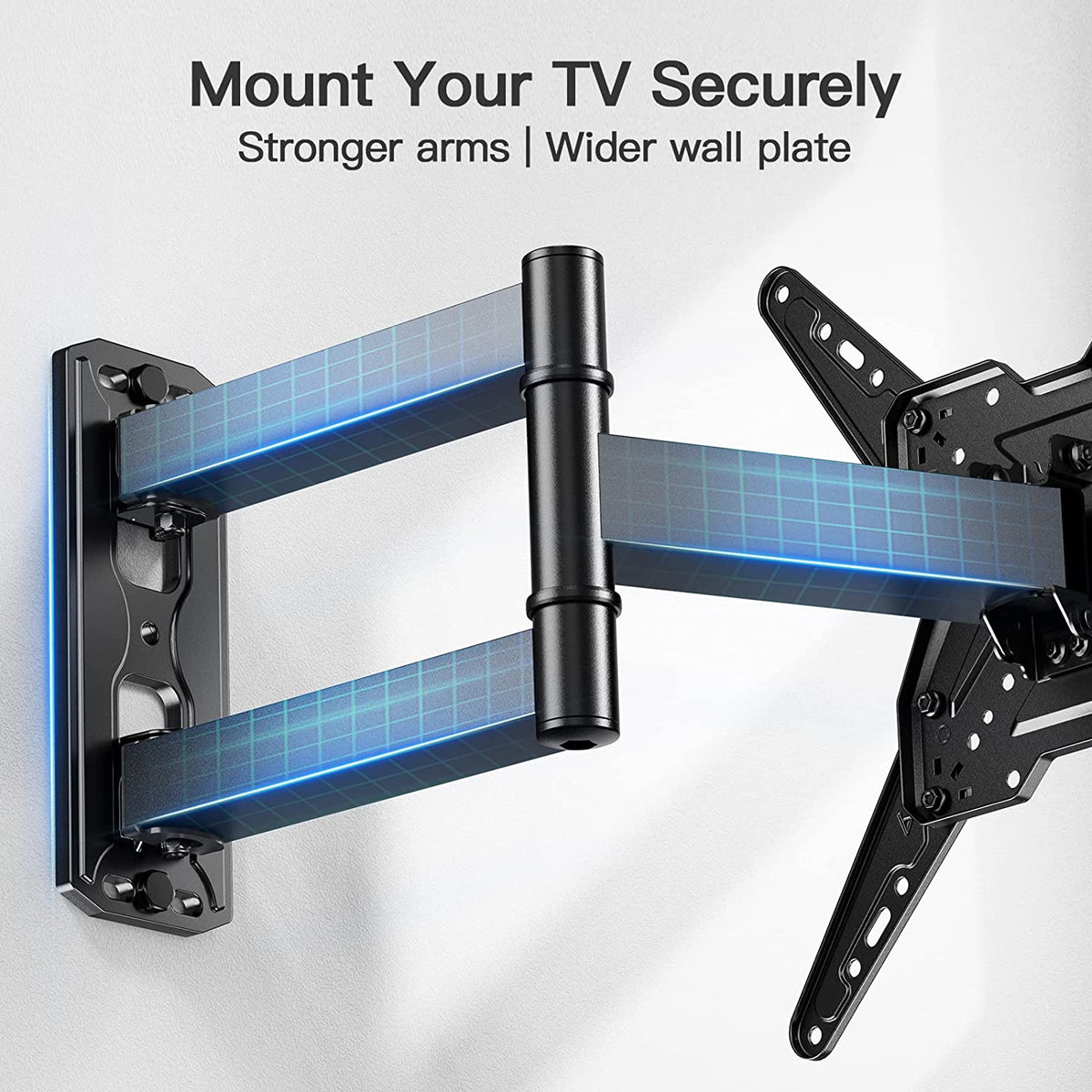 Full Motion TV Wall Mount For 26" To 60" TVs